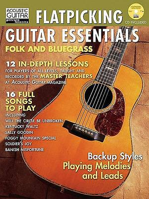 Flatpicking Guitar Essentials: Folk And Bluegrass (Paperback, 1999) for ...