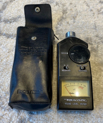 Sound & Audio Measurement - Radio Shack Sound Level