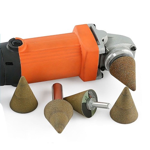 Engraving Angle Grinder Cone Grinding Head Diamond Brazed Polishing ...