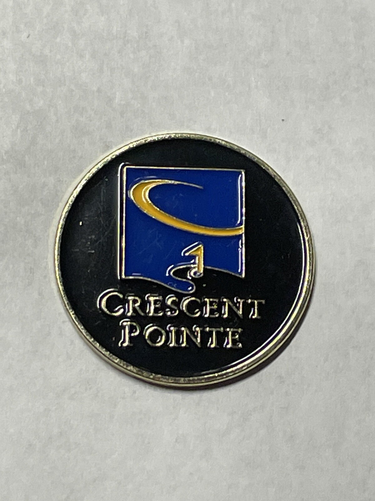 Vintage Rare Crescent Pointe Golf Club 1" Coin Style Golf Marker ...