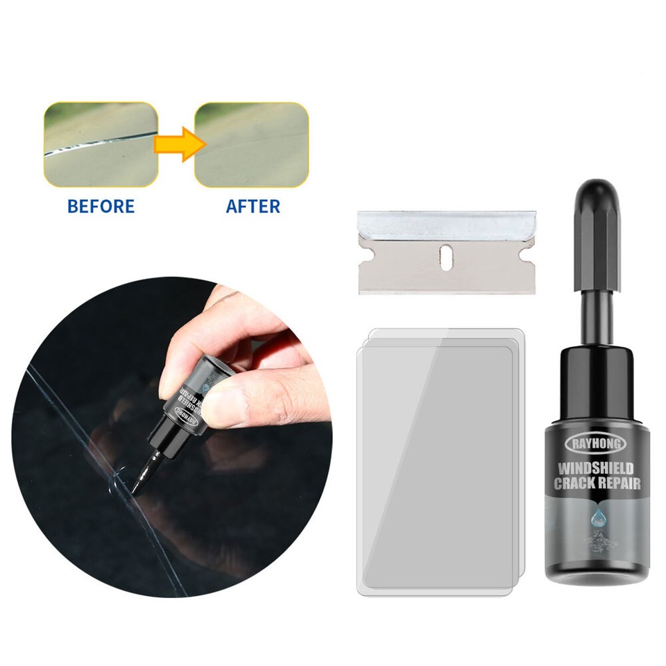 20ml Cracked Glass Repair Kit Windshield Nano Repair Liquid For Car ...