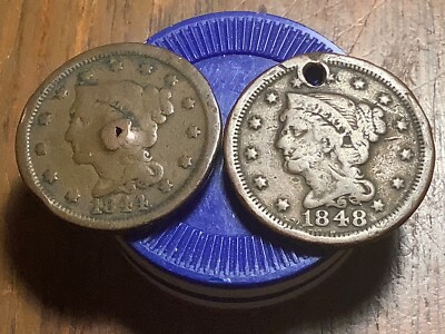 1844 and 1848 Large Cents | eBay