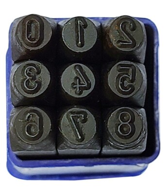 Letter & Number Punch Set 36pcs 9 Numbers (0 to 9) & 27 Letters (A to Z ...