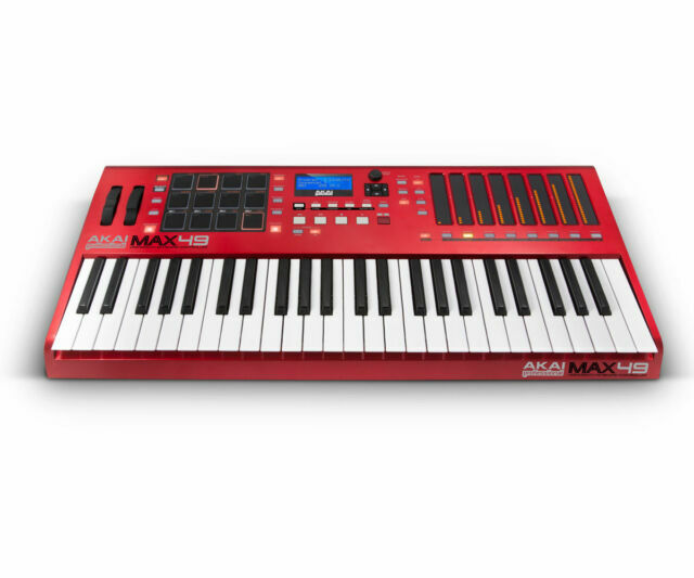 Akai MAX49 Professional 49-key USB Midi CV Keyboard Controller for sale ...