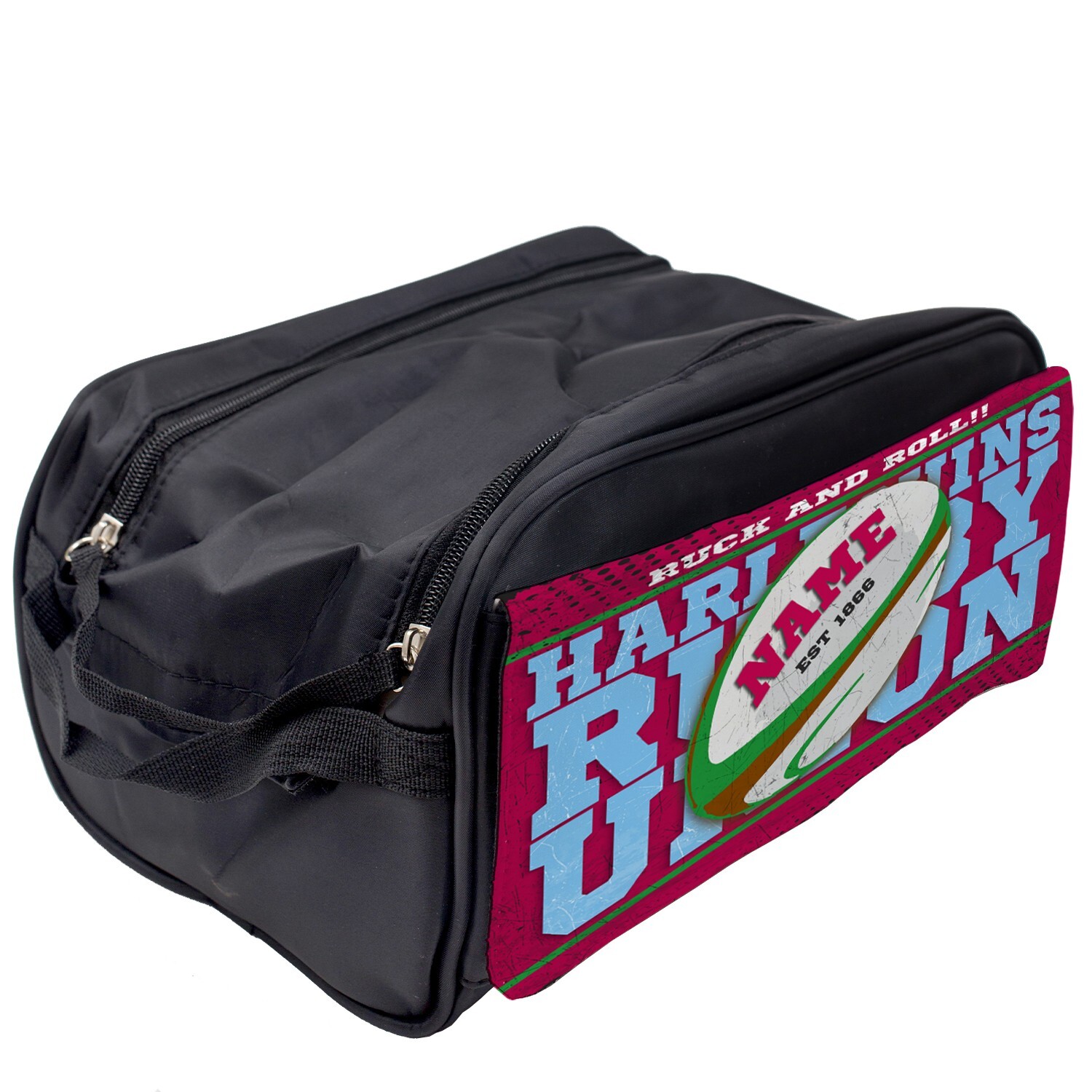 Personalised Harlequins Rugby Boot Bag Boys School PE Kit Kids Sports ...