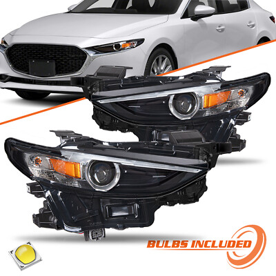 For 2019 2020 2021 Mazda 3 LED w/o ADAPTIVE Headlights 19-21 Headlamps ...