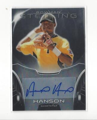 2013 Bowman Sterling Prospect Alen Hanson Rookie AUTOGRAPH Pirates | eBay