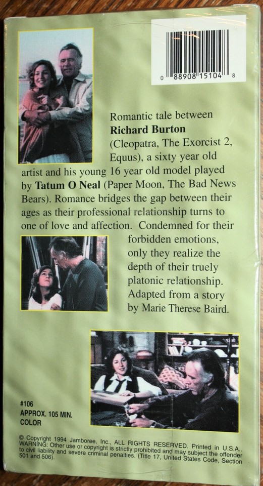 CIRCLE OF TWO (vhs) Richard Burton, Tatum O'Neal. Brand NEW. Sealed ...