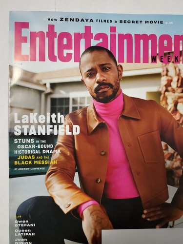 LaKEITH STANFIELD Feb 2021 ENTERTAINMENT WEEKLY Magazine ZENDAYA / GWEN ...