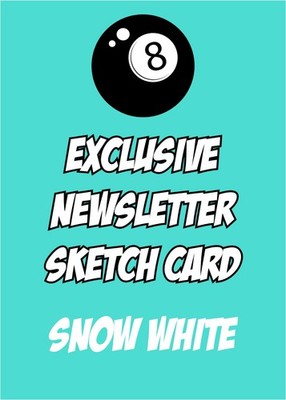 JIm8ball ACEO Sexy Original - #16314 - Exclusive Newsletter Card Snow ...