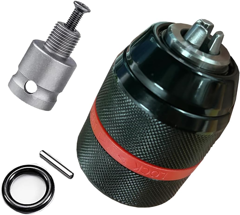 Keyless Hand Drill Chuck,3-Jaw Drill Chuck,Self -Tightening ...