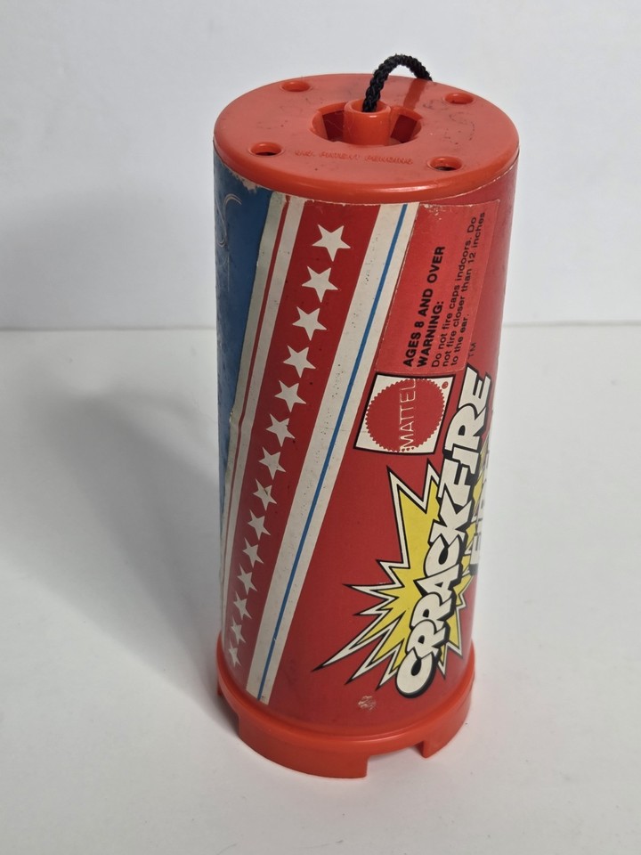 Vintage 1975 Mattel CRRACKFIRE Firecracker Red White Blue Bomb TNT Toy ...