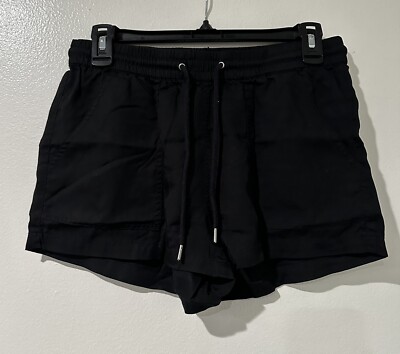 H&M DIVIDED Womens Black Fabric Shorts, Size S | eBay