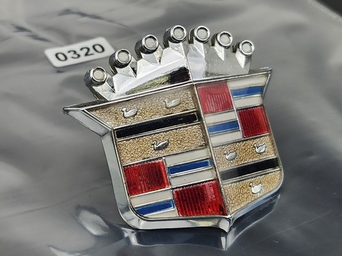 NICE Cadillac OEM Hood Crest 1969 1970 1600116 0320 A15 | eBay