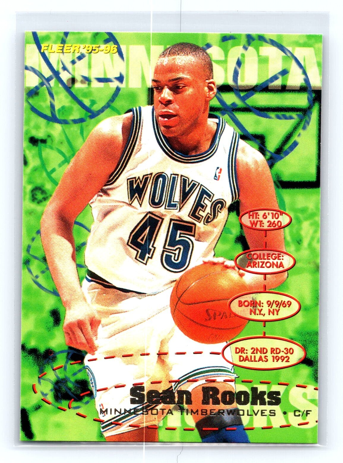 1995-96 Fleer - #110 Sean Rooks, Sean Rooks for sale online | eBay