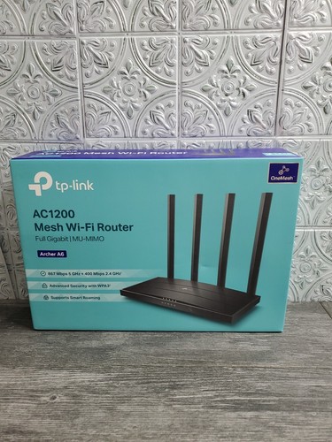 TP-Link Archer A6 AC1200 Wireless Dual Band MU-MIMO Gigabit Wi-Fi ...