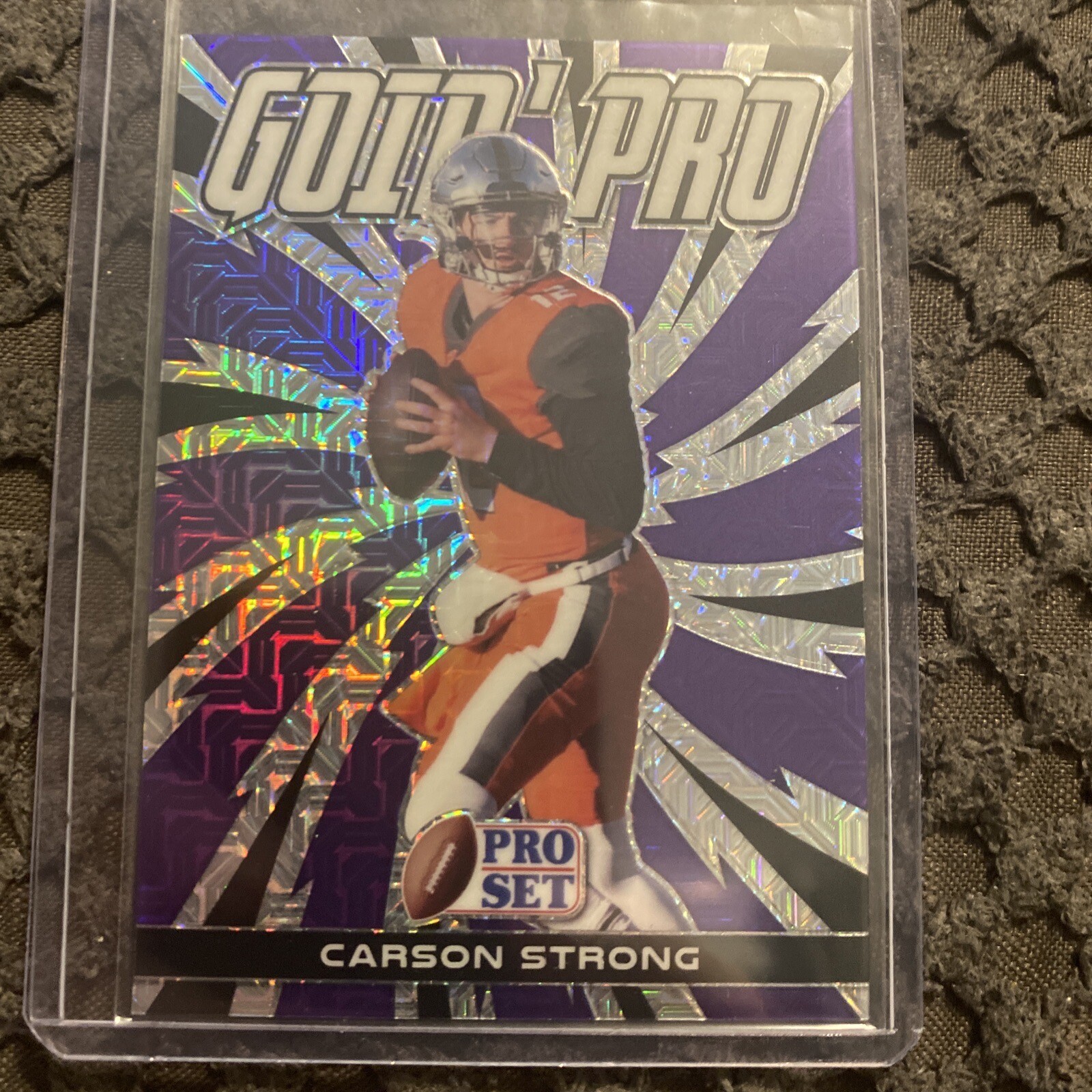 carson strong philadelphia eagles goin' pro rc pro set 2022 gp-cs1 ...