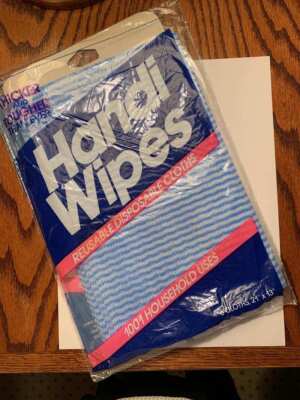 Handi Wipes Reusable Cleaning Cloth 6 Pack Blue Vintage New Sealed | eBay