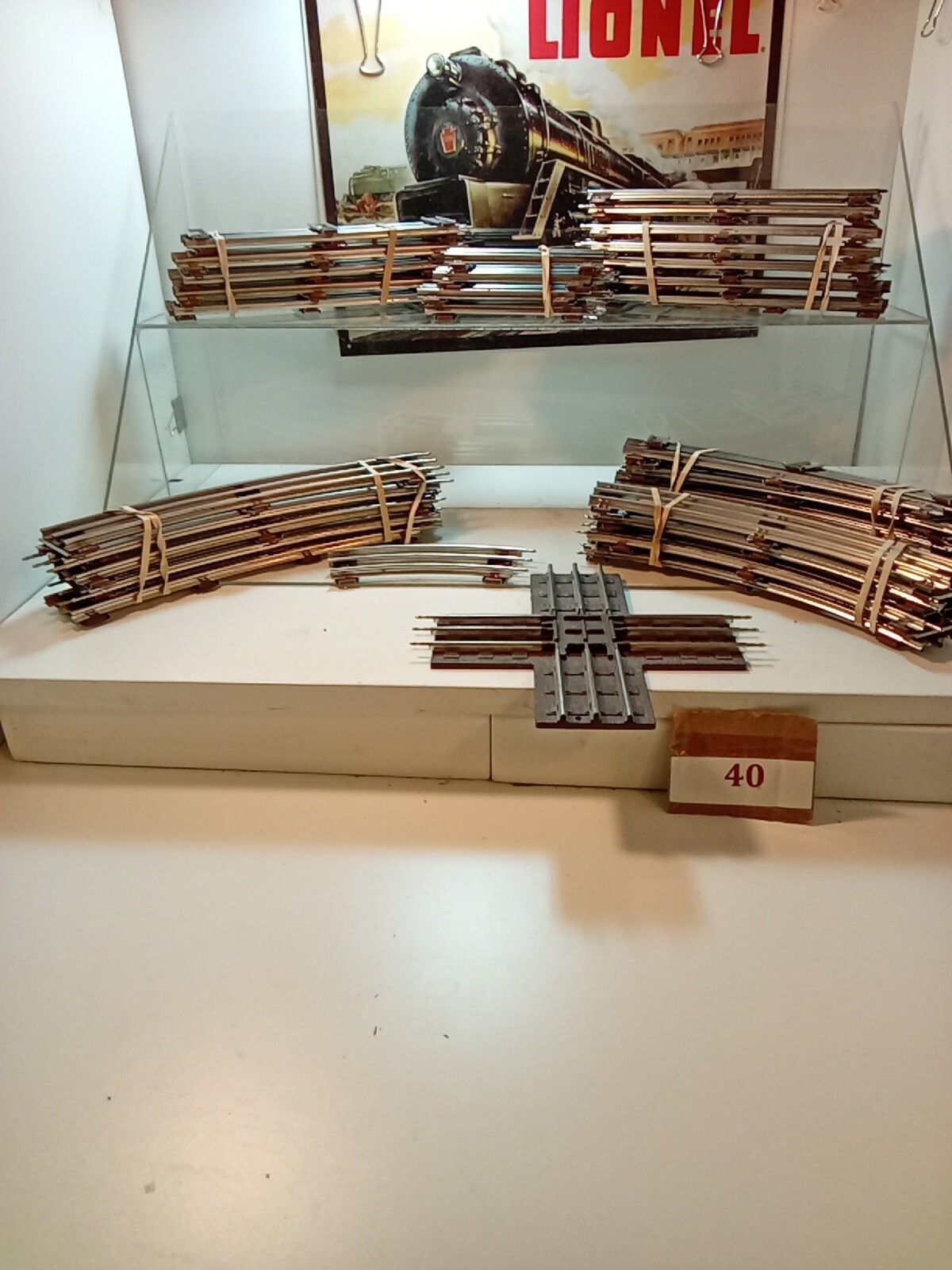 LIONEL 027 TRACK LOT 57 TOTAL PIECES BROWN TIES PRE OWNED USED | eBay