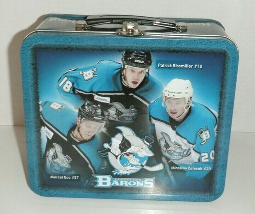 Cleveland Barons Metal Lunch Box Marcel Goc Patrick Rissmiller Miroslav ...