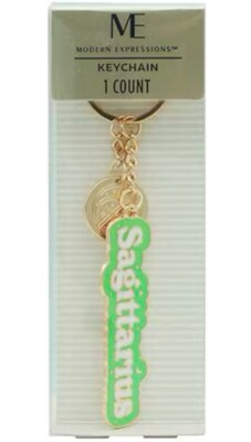 Zodiac Keychain Sagittarius by Modern Expressions Zodiac Sign Keychain ...