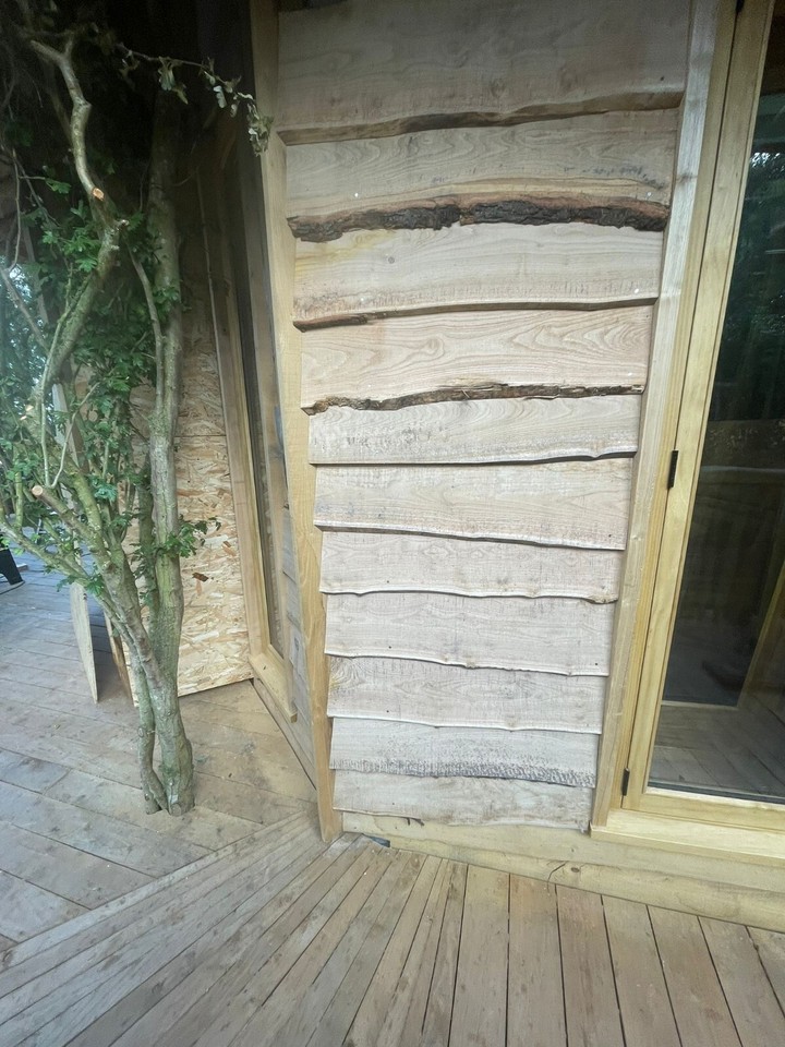 Sweet Chestnut Cladding Waney Edge Cladding Not Larch Pine Cedar Rot ...