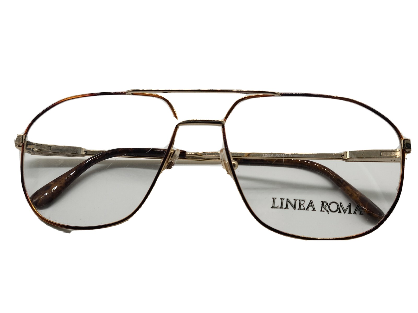 LINEA ROMA FRANCO 56 EYEGLASSES FRAME FRANCE GOLD-TONE. $199.50. | eBay