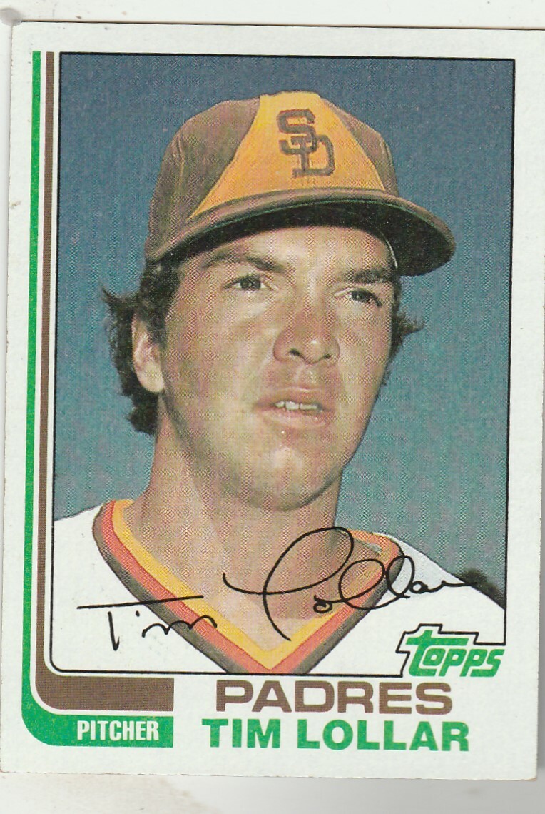 FREE SHIPPING-MINT-1982 (PADRES) Topps #587 Tim Lollar (FACSIMILE ...