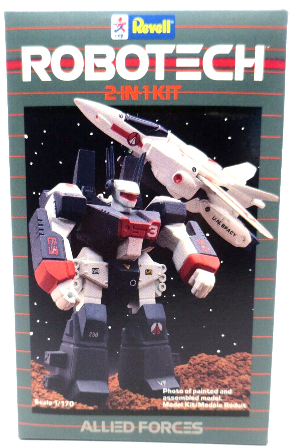 Revell 1/170 Robotech 2 in 1 Kit Allied Forces Model Kit 1138