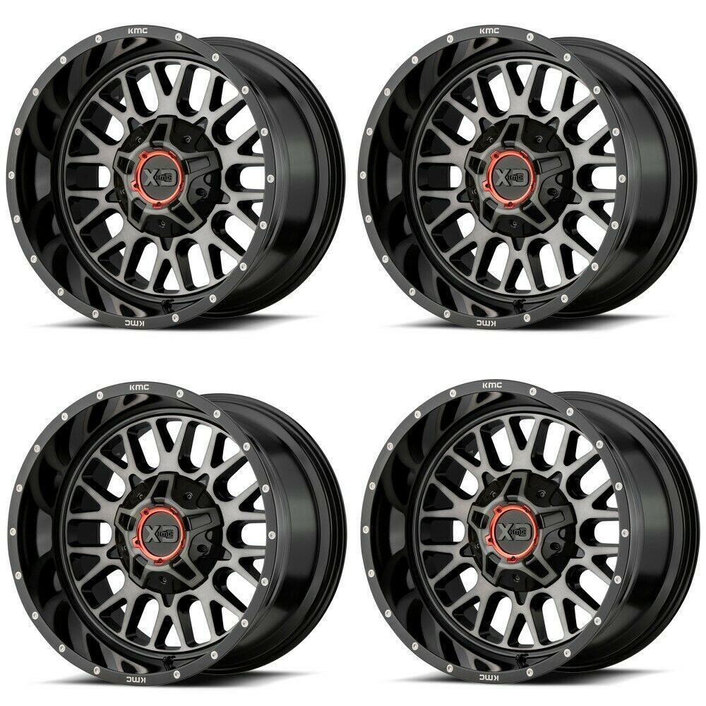Set 4 20x10 XD Series XD842 Snare Black Gray Tint 6x135 6x5.5 Wheels ...