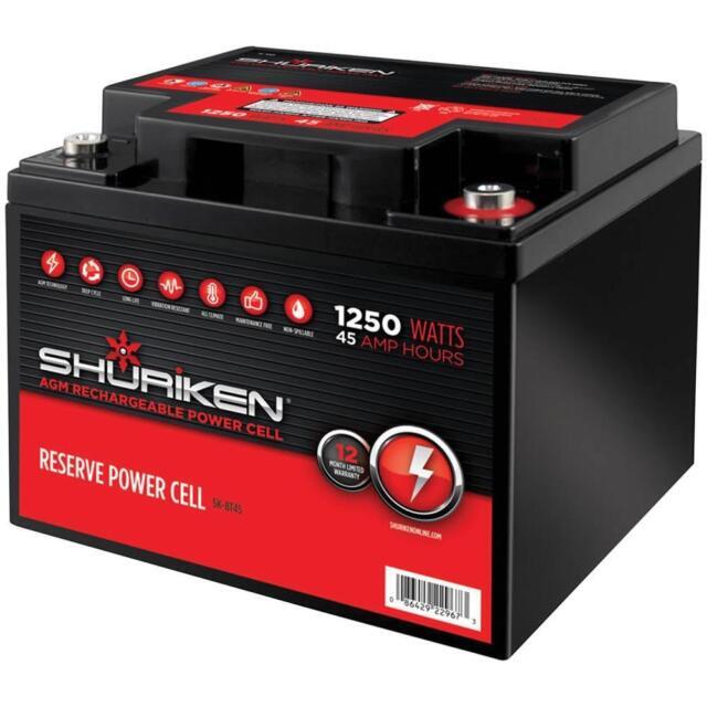 Metra SKBT45 1250W 45A AGM Battery for sale online | eBay