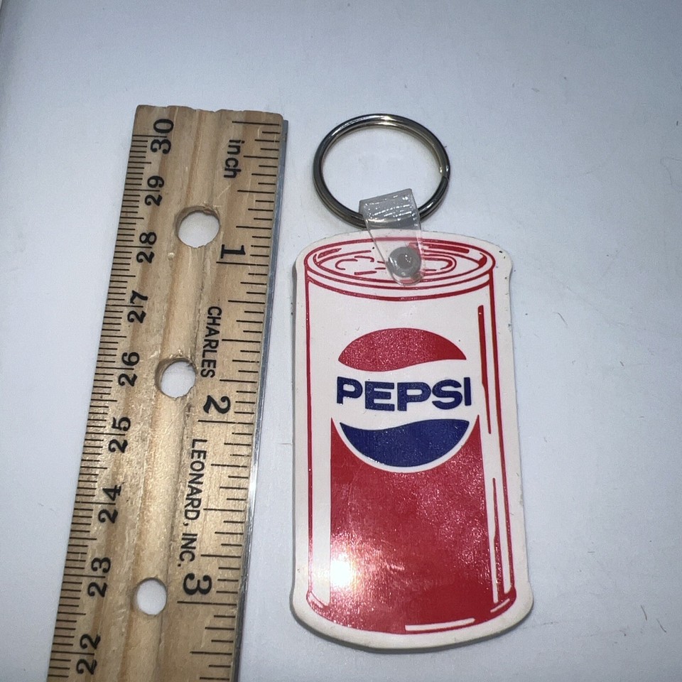 PEPSI Keychain Key Ring Chain Fob Hangtag vintage NICE!! | eBay