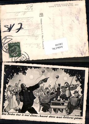 146144,Scherzkarte Juxkarte Jux Humor Heuriger Wein Betrunkene signiert ...