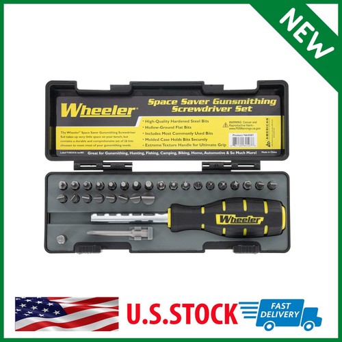Wheeler 26 Bit Gunsmith Screwdriver Set Space Saver Tool Gunsmithing ...