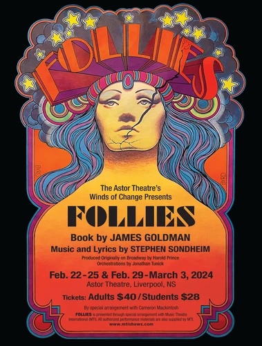 1971 FOLLIES Broadway Window Theater Poster, Home Decor, Wall Art 24x36 ...
