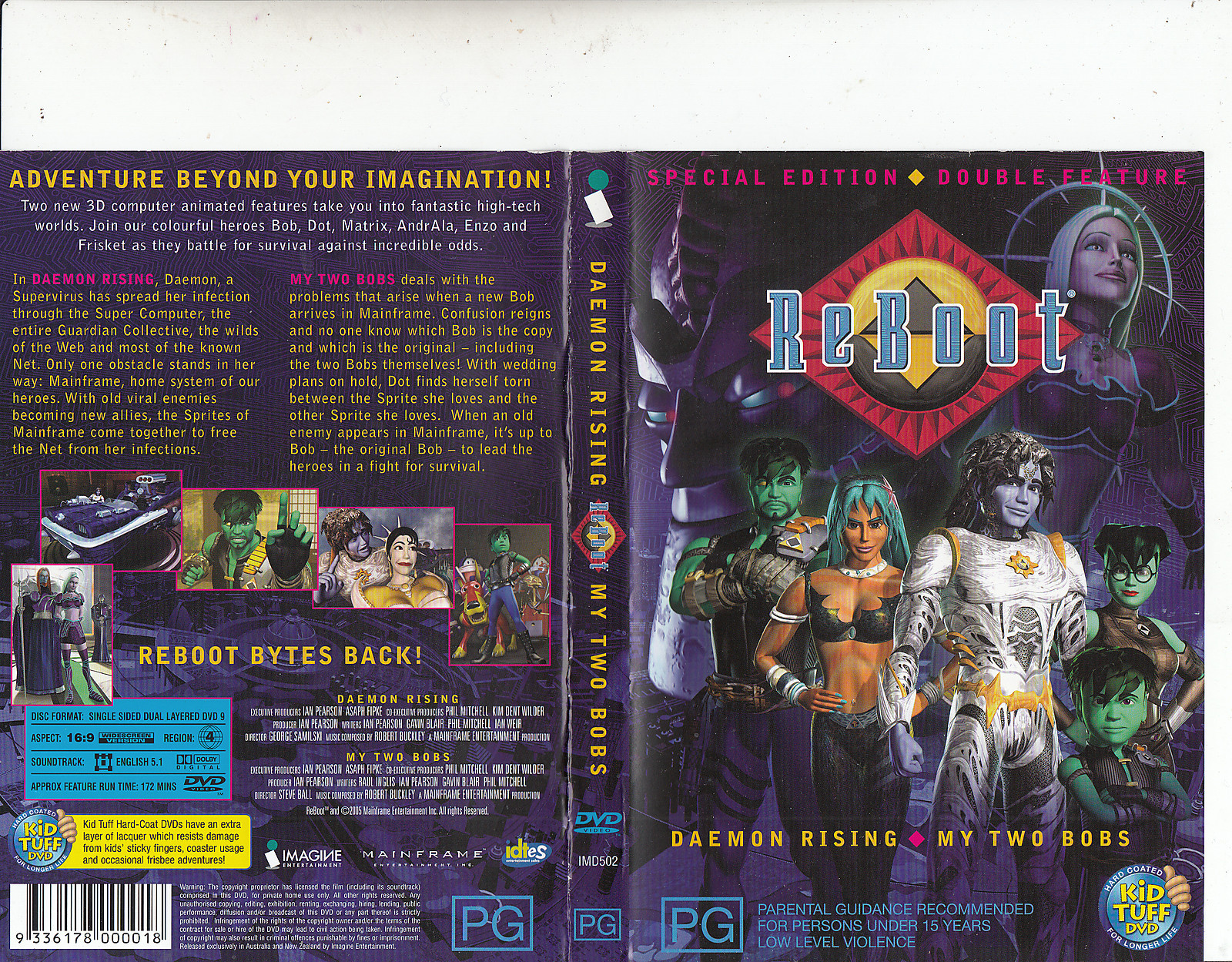 Reboot:Daemon Rising/Reboot:My Two Bobs-2001 Canada-2 Movie-DVD | eBay