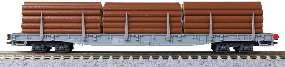 Kato N Scale Rhaetian Railway Long Vehicle R-w Log Loaded 4 Car Set ...