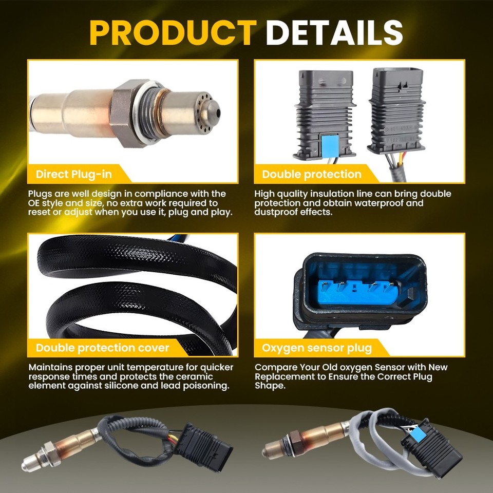 2X Upstream&Downstream Oxygen Sensor For BMW 320i 328i 528i X1 X3 Z4 2 ...