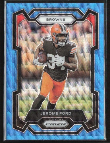 Jerome Ford 2023 Panini Prizm Blue Wave /199 #66 Cleveland Browns | eBay