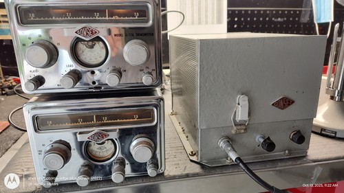 Gonset G-66B/ G-77A HAM Radio AM/CW Base Station (Tested and Working ...