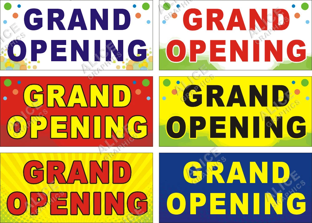Grand Opening Banner Clip Art