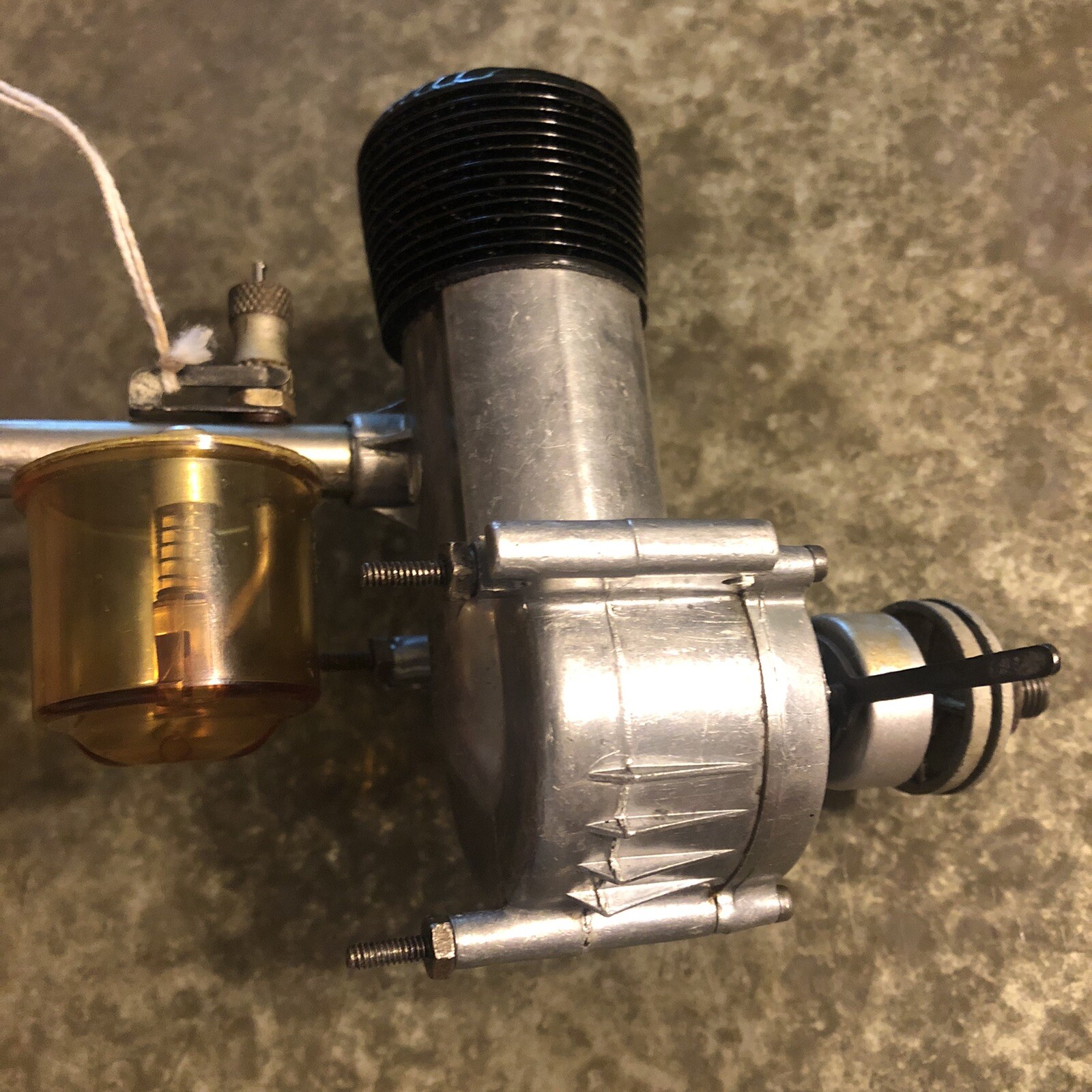 Vintage O&R 60 Control Line Model Airplane Engine w/ plastic gas tank ...