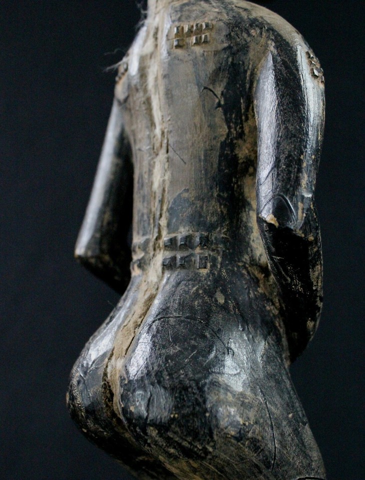 African Art Baule Statue Blolo Bla - Mystical Baoule Wife - 37.5 Cms | eBay