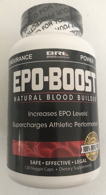 BRL Sports Nutrition EPO-BOOST Natural Blood Builder 120 Capsules ...