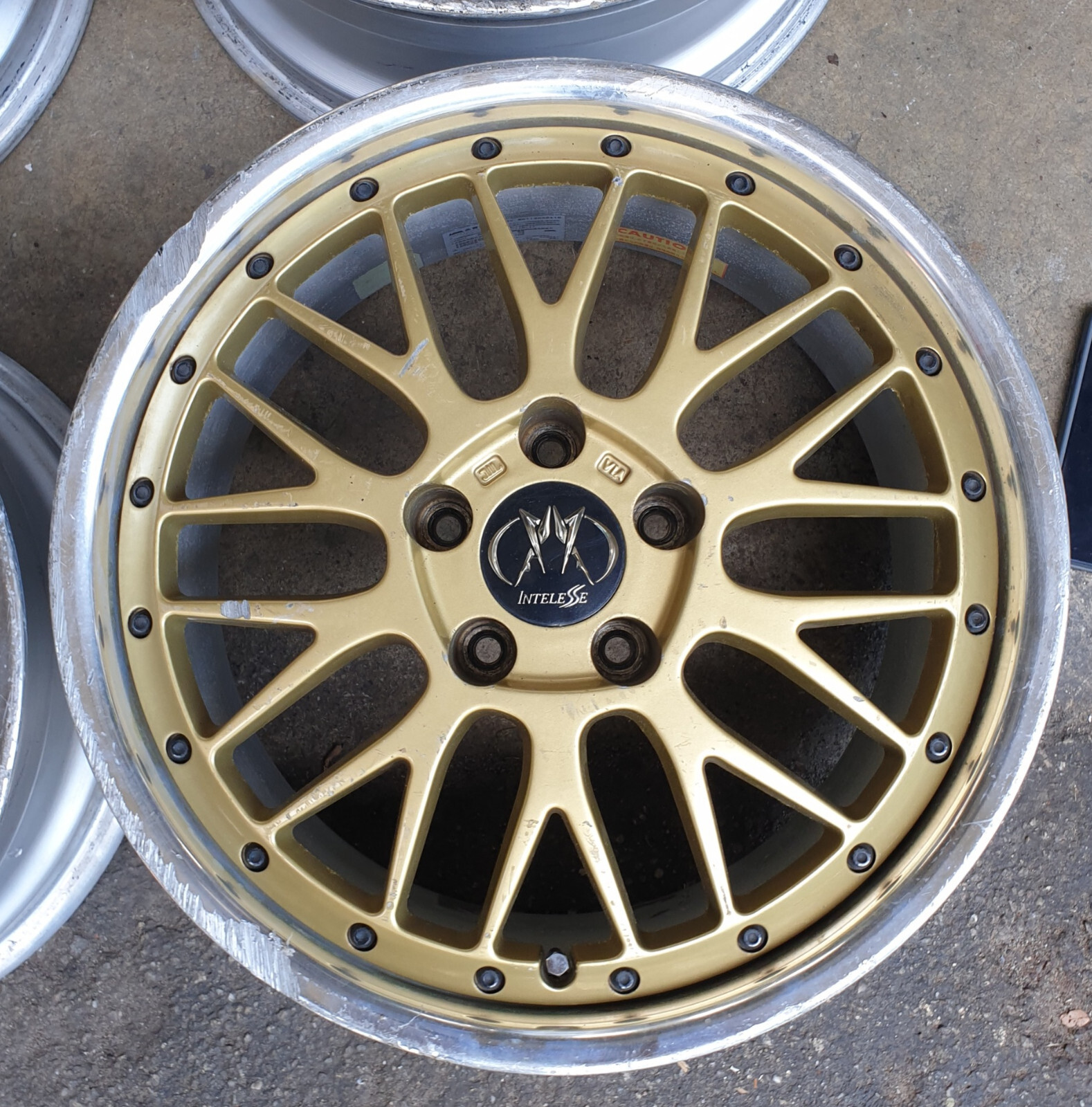 JDM 17" Enkei Intelesse rims wheels staggered for rx7 fc3s fd3s 180sx ...