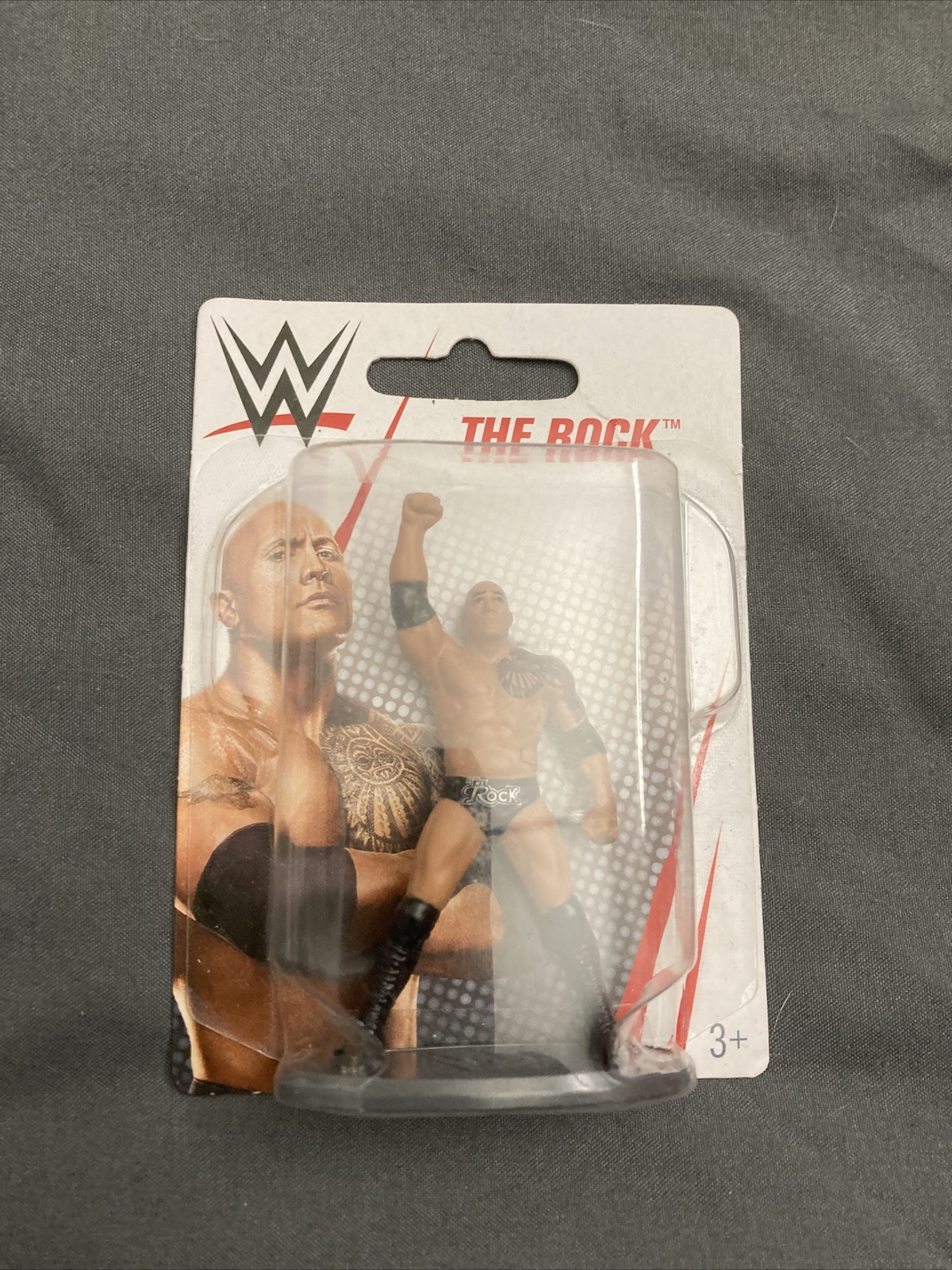 MATTEL WWE MINI 3" INCH SINGLE FIGURE THE ROCK NEW | eBay