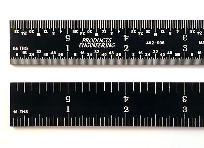 Rules - Starrett 6 Scale