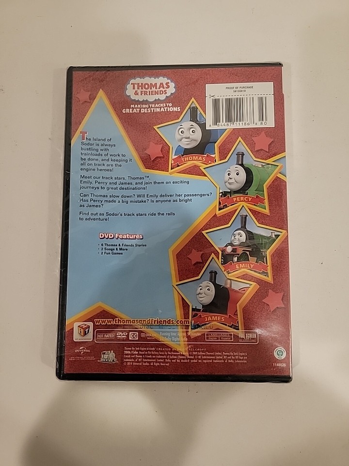 Thomas & Friends: Track Stars (DVD, 2012, Children's) - Sealed ...