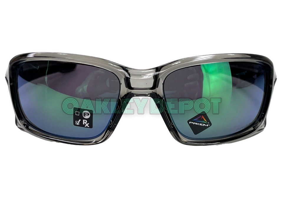 🕶️ OAKLEY STRAIGHTLINK 009331 GREY INK/PRIZM JADE SUNGLASSES (176) | eBay