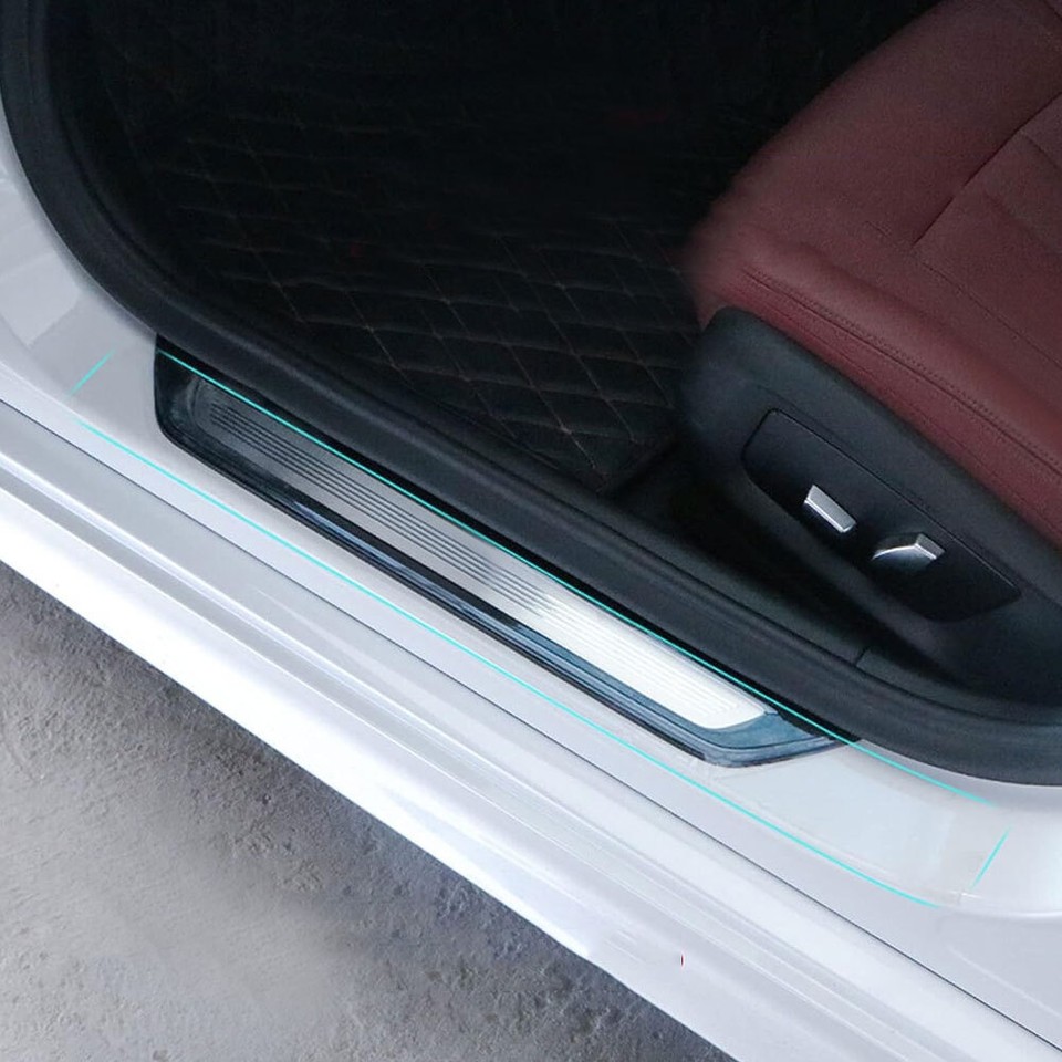 3m Car Door Plate Sill Scuff Cover Anti Scratch Sticker Transparent ...